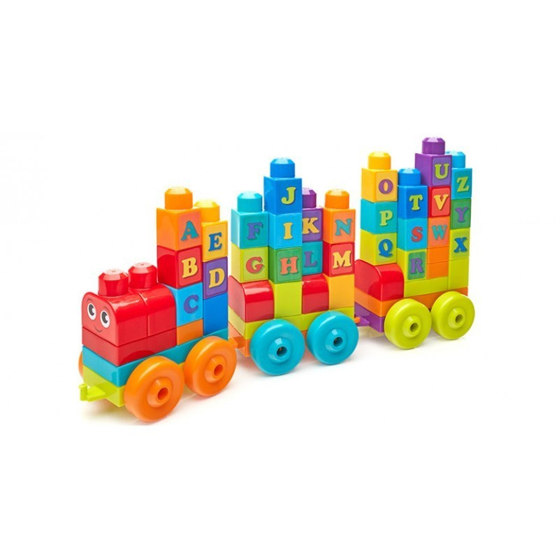 Fisher-Price Pociąg edukacyjny ABC Mega Bloks DXH35