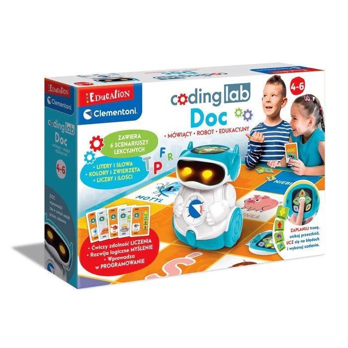 Clementoni Edukacyjny robot DOC 50730 Coding Lab | Zabawki \ Zabawki ...